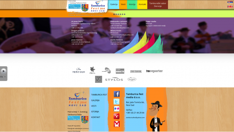 Tamburica Fest | PHP, Drupal, React, NodeJS, Mobile Development - Fermicoding